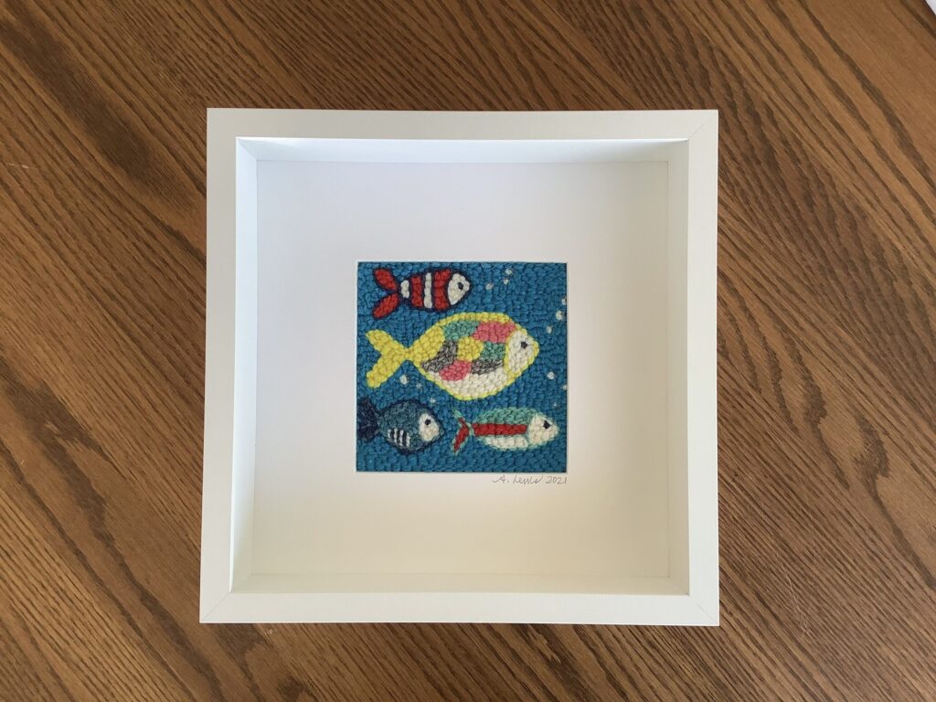 4 Colourful Fish - East Coast Punch Needle Art